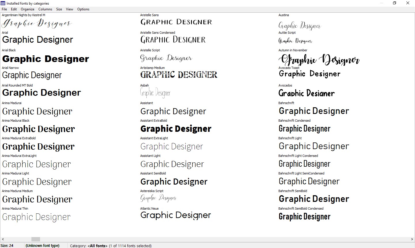 Finding the Right Font: A Review of the Best Available Font Viewers ...